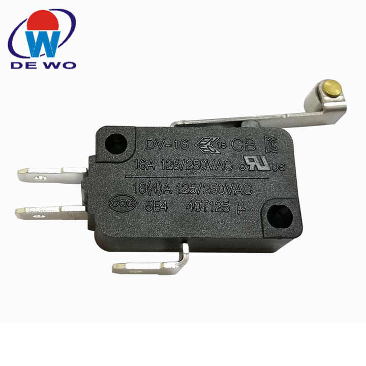 Miniature Micro Switch with Solder Terminal - DEWO DV-16-A06-NN1-100E