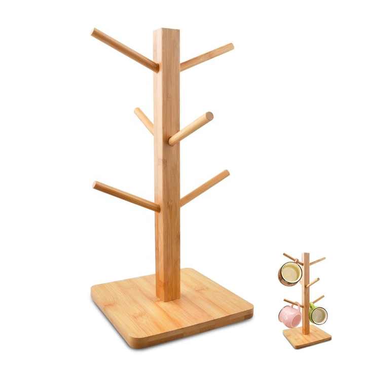 Mug Rack Tree Bamboo Mug Stand| Alibaba.com