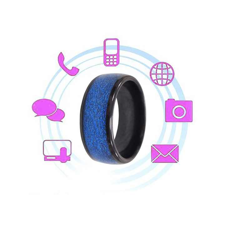 Ceramic RFID Smart Payment NFC Ring - Programmable & Secure