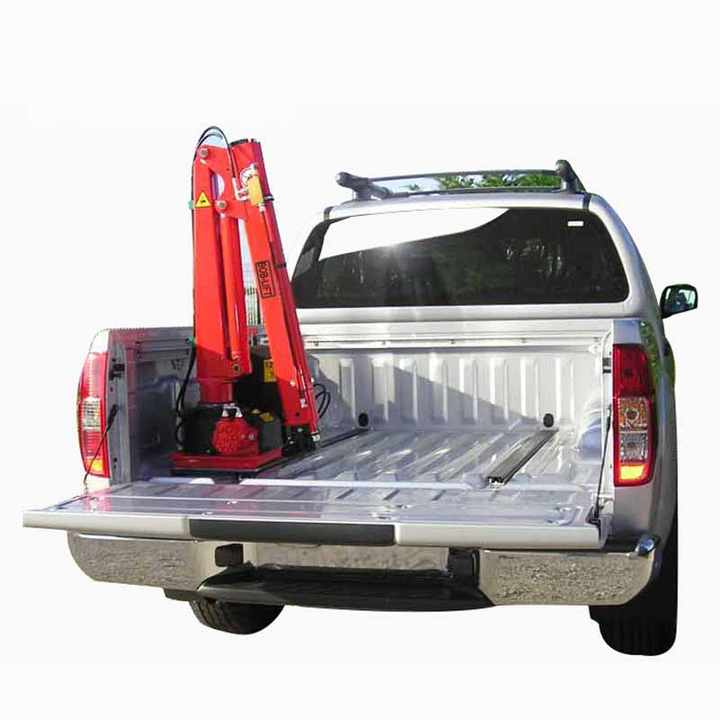 Bob-Lift Small Portable Boom Crane Mini Winch Electric Pick Up Truck Mounted Crane With Remote ...