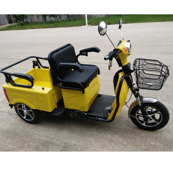 Leisure Three Wheel Electric Tricycle Mini Tuk Tuk With Two Passager ...