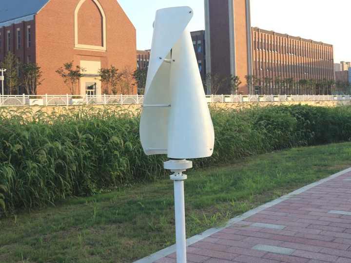 CE Noiseless 48v Maglev Spiral 1kw Home Small Vertical Axis Wind Turbine