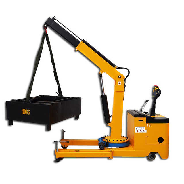 Electric Powered Counter Balance Floor Crane - 2000kgs