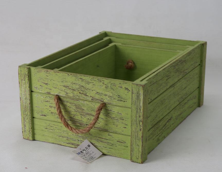 Storage & Organization Boxes & Bins shabby chic,wooden mini crate with ...