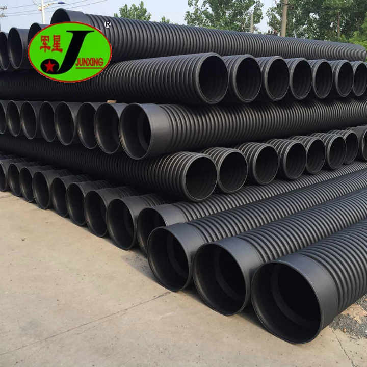 24 Inch Large Plastic Flexible Drain Pipe - Durable & Versatile