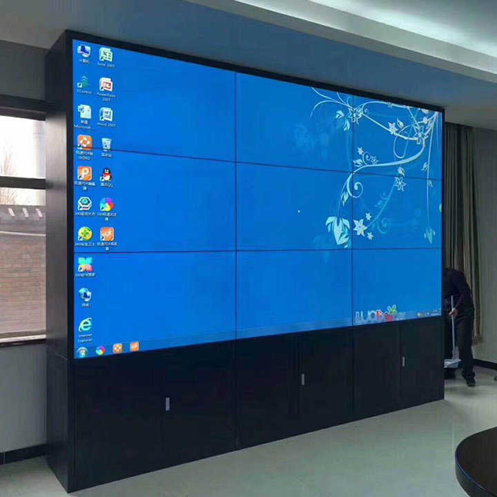 Indoor Ultra Narrow Bezel Wall Mounted HD Video Wall Display