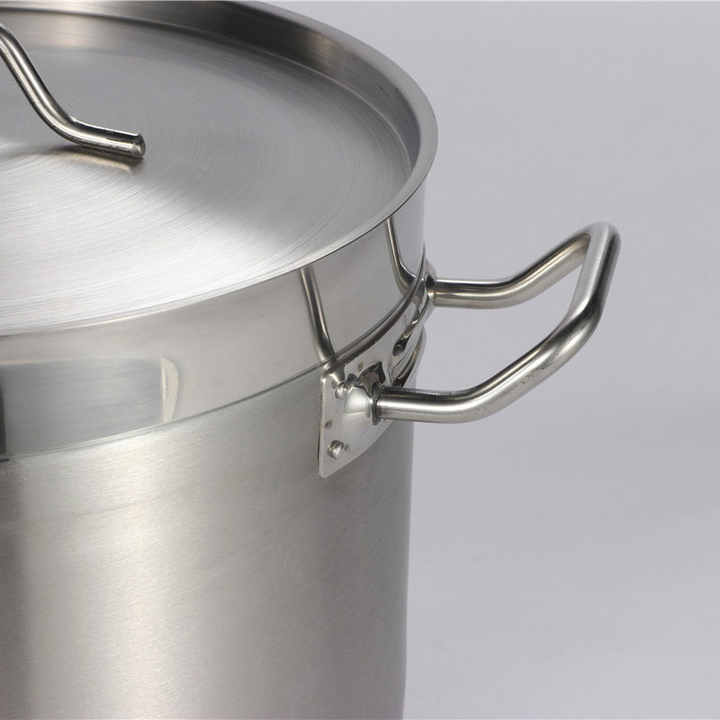 Restaurant Kitchen Stainless Steel Stockpot - Durable & Versatile