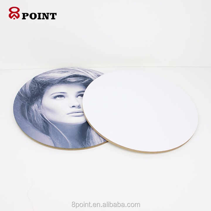 12" Sublimation Round sign 10" MDF blank wall signs wooden custom photo ...