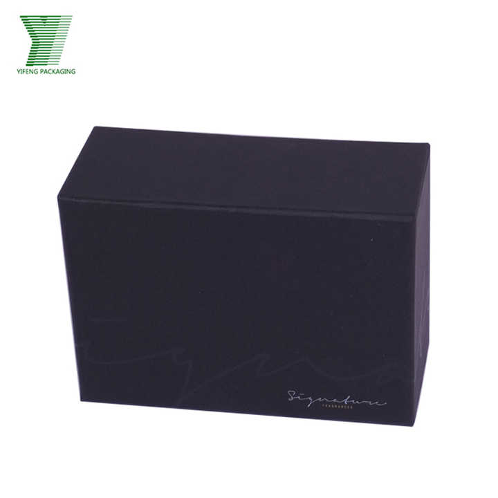 Elegant Black Cosmetic Box - Perfect for Men's Cologne