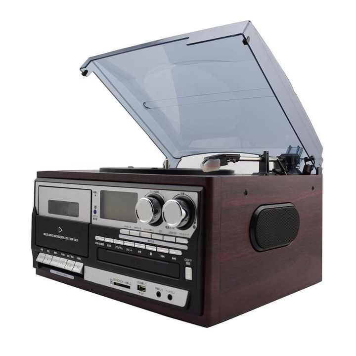 Multi turntable player&vinyl player with CD Player/USB/SD Record/AUX ...