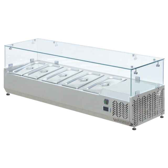 Commercial Counter Top Salad Bar Cooler Freezer Cooling Refrigerator ...
