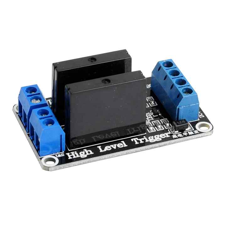 Arduino 용 2 채널 5v Dc 릴레이 모듈 솔리드 스테이트 하이 레벨 Omron Ssr Avr Dsp Buy