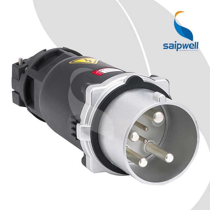 SAIPWELL IP67 200A-400A 380V Outdoor Industrial Electrical Plugs
