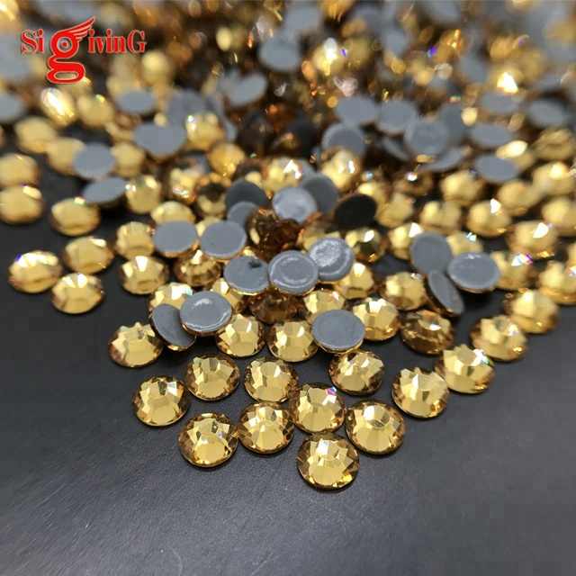 Factory Wholesale Over 175 Colors German Intensive Glue Hotfix Stone SS10 Glass Crystal AB Hot ...