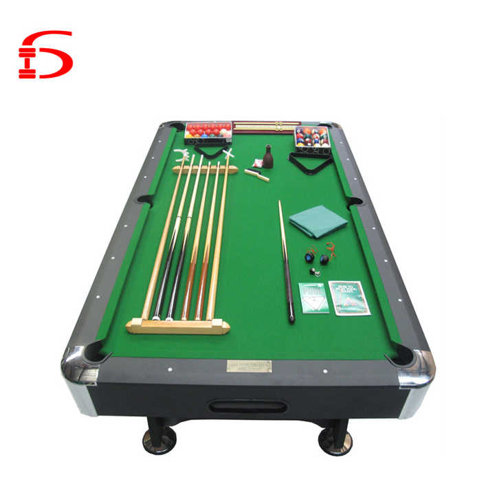 8 Ft Pool Table Model Vintage Green Billiard Playing Cloth Indoor ...