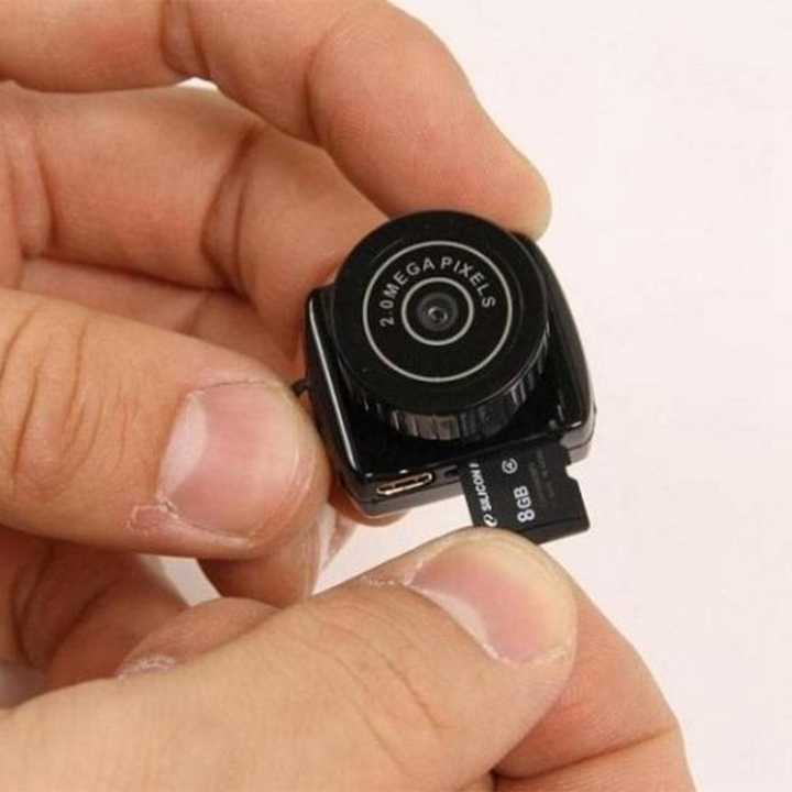 Y2000 Mini Camera - HD 1080P Camcorder with 150° Wideangle