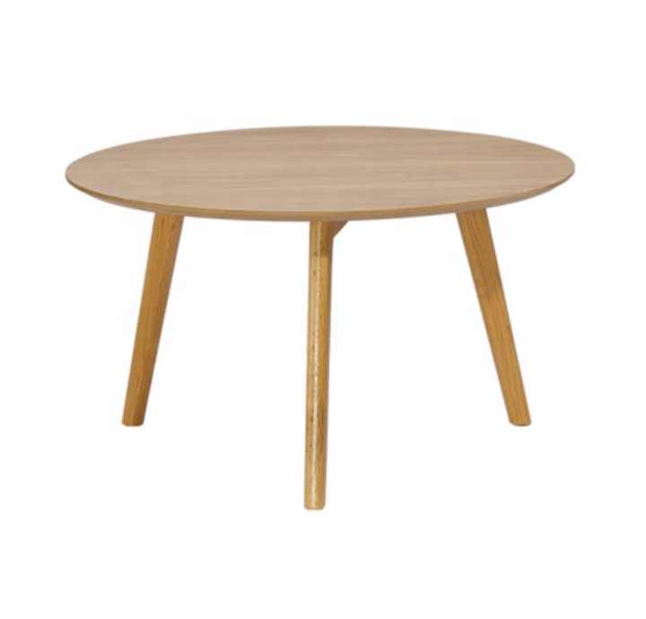 Shop Our Round Solid Oak Wood Coffee Table with MDF Top
