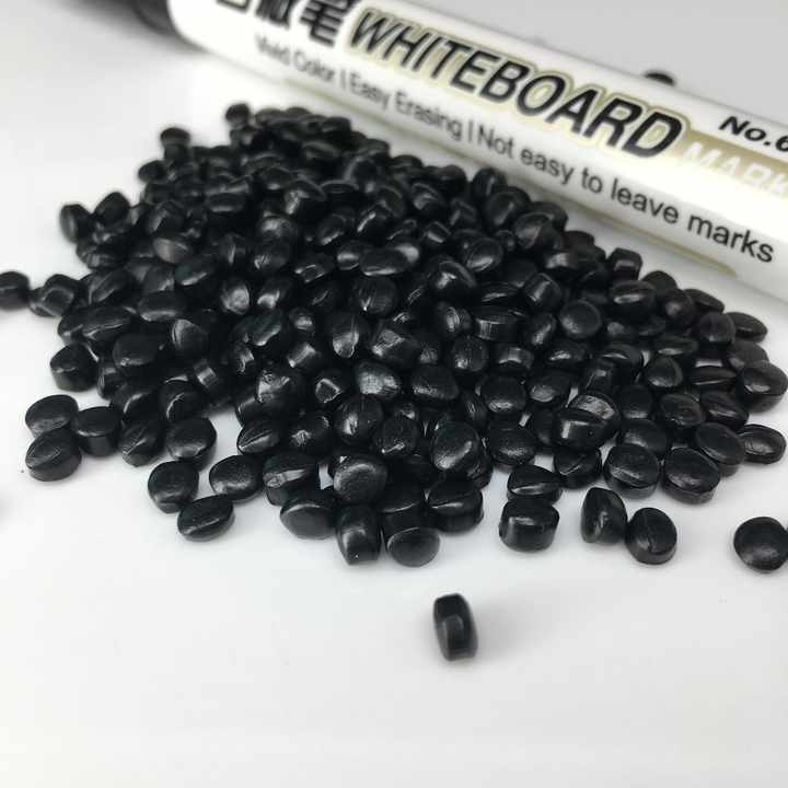 HDPE/PP/PE 45% Plastic Carbon Black Masterbatch - High Gloss Black