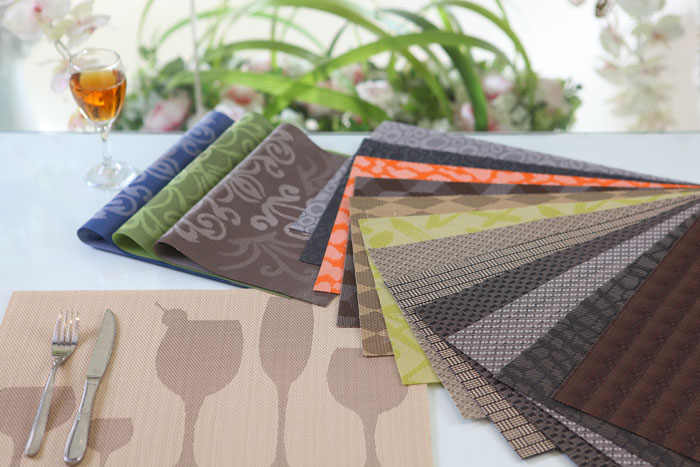 Durable, Washable PVC Place Mats - Heat Resistant & Sustainable