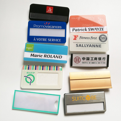 custom changeable printing abs pvc acrylic plastic reusable magnetic ...