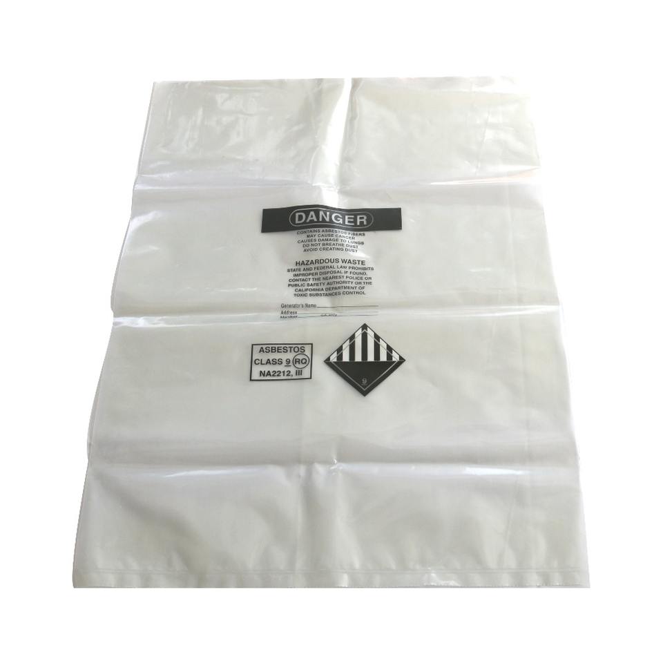Custom Industrial Heavy Duty Garbage Bag Printed clear Perforated ...