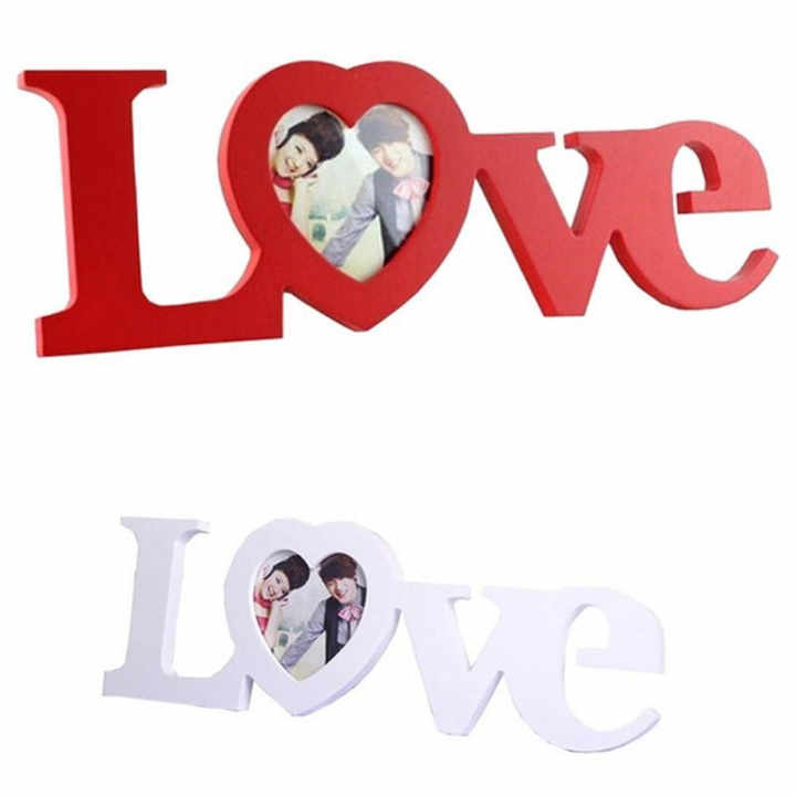 Wooden Love Picture Frames - Cute Home Decoration Gifts