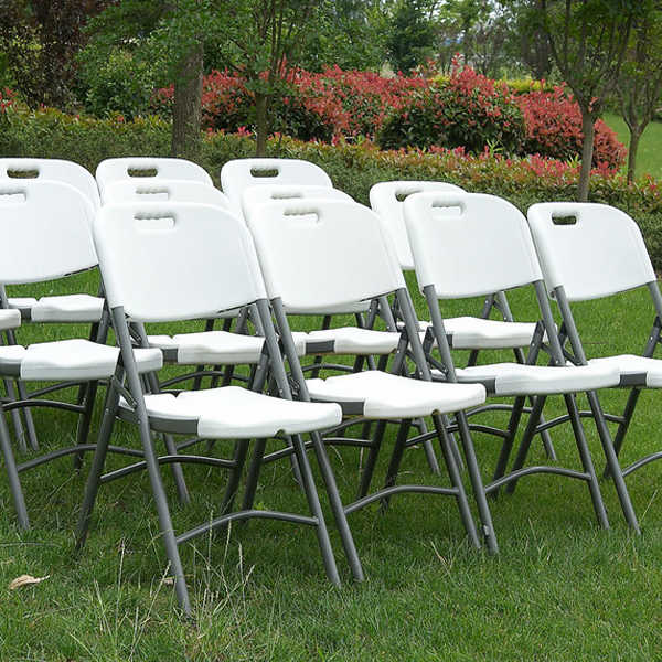 Plastic Used Folding Chairs blow moulded plastic folding chair Alibaba