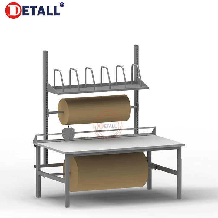 Detall Superior Station Packing Tables for Warehouse