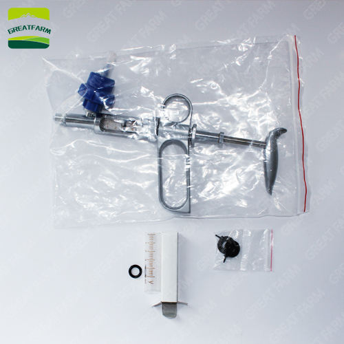 2/5ml Automatic Metal Veterinary Syringe for Livestock Vaccination ...