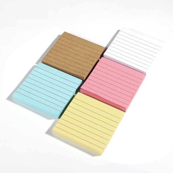 Colorful Memo Pad Sticky Notes - Perfect for Office Meetings