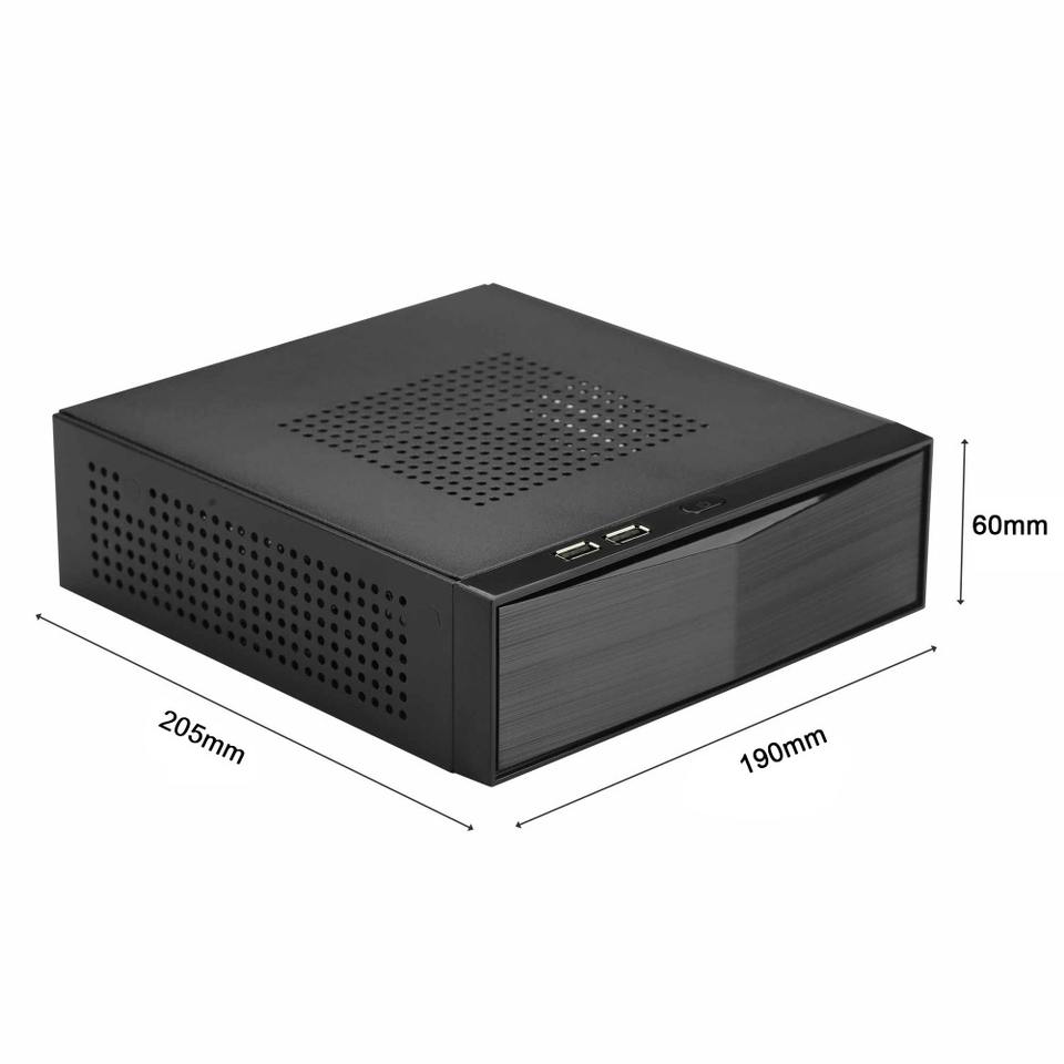 Rgeek Mini ITX Case Chassis Mid Tower PC Case ATX Desktops