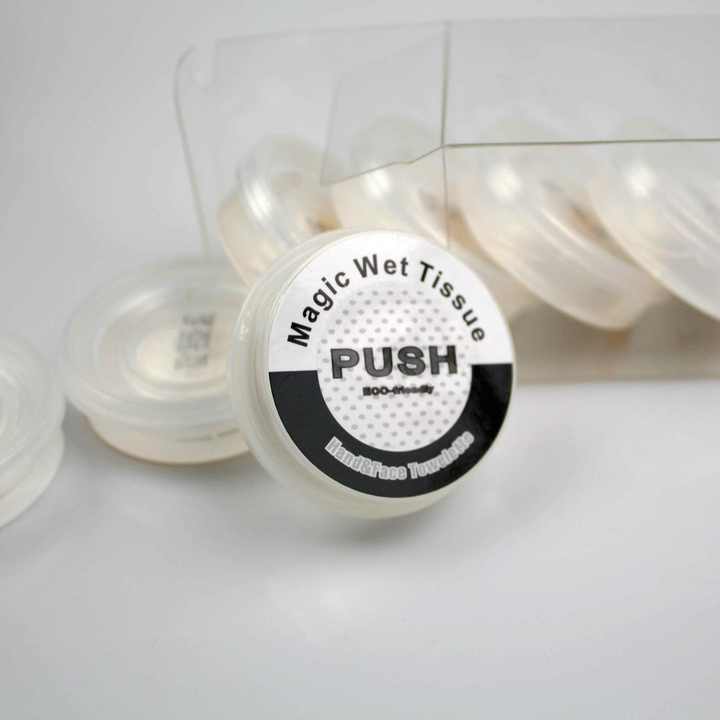 Push Clean Wet Wipes - Compact, Eco-Friendly & Hypoallergenic
