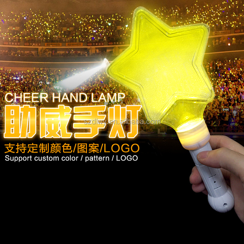 Japan 28CM Concert Logo Custom Wand LED Flashing Stick Light