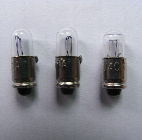 T1 3/4 Midget Flange Bulbs - 10000 Hours Lifespan & Clear Glass