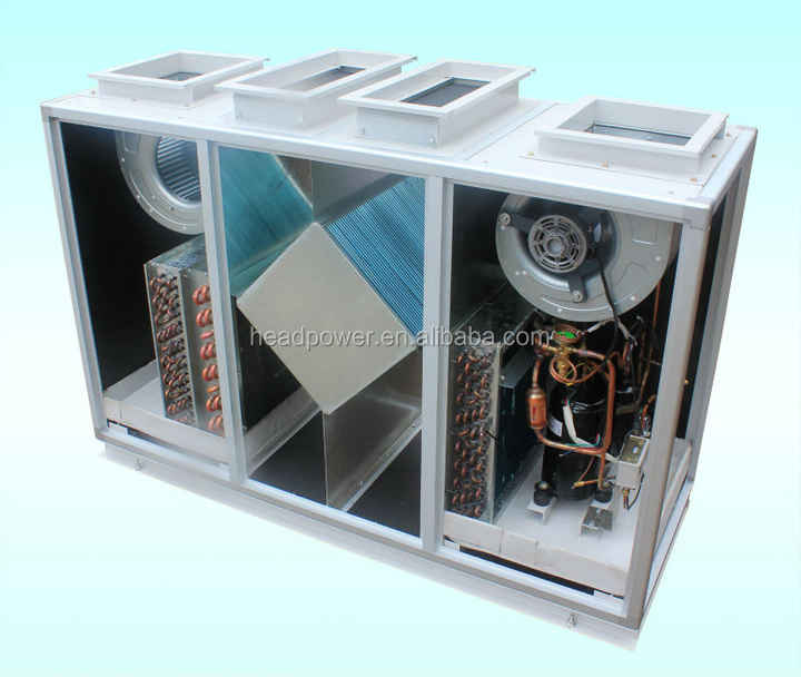 Heat Recovery Fresh Air Handling Unit Horizontal AHU Heat Pump