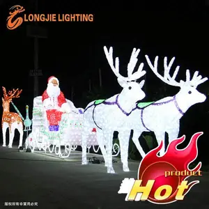 Wholesale lighted santa claus outdoor christmas decorations For a Lited ...