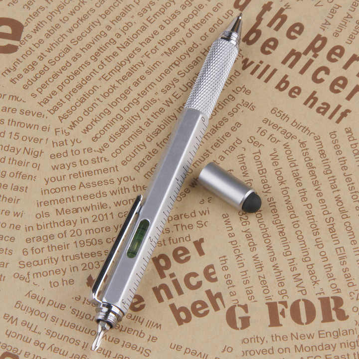 5 in 1 Multi Tool Pen - Promotional Gift with Function