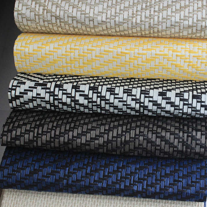 Grasscloth Natural Fiber Wallpaper for Home Decoration