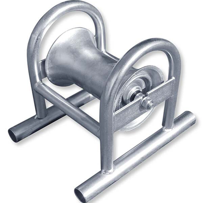 Heavy Load Electric Cable Pulling Roller - Triple Corner Design for ...