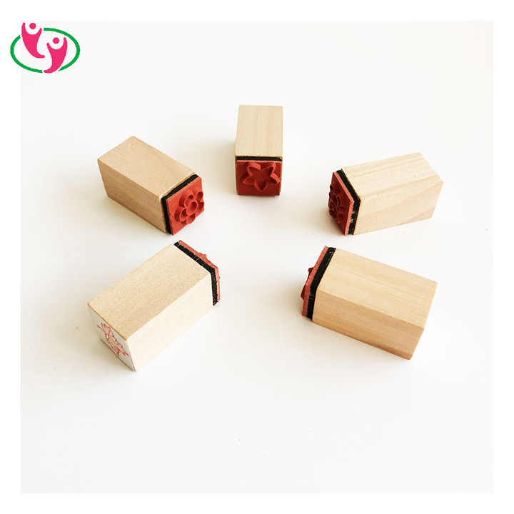Customized Kids Craft Toy Wooden Rubber Stamp Set| Alibaba.com