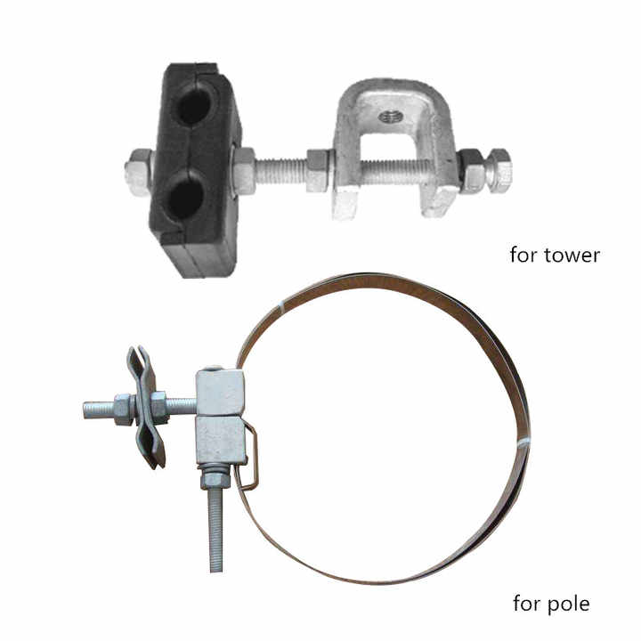 100m Span Pole Accessories - Tension and Suspension Clamps