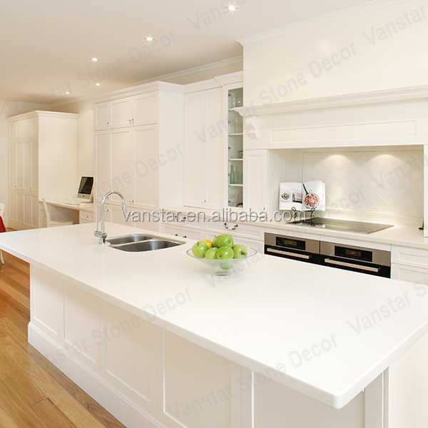 Seamless Splicing Solid Surface Silestone Kitchen Countertops