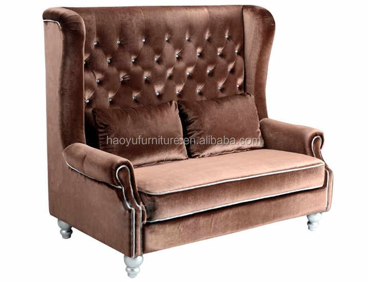 TB02 High Back Chesterfield Sofa - Elegant Velvet Comfort