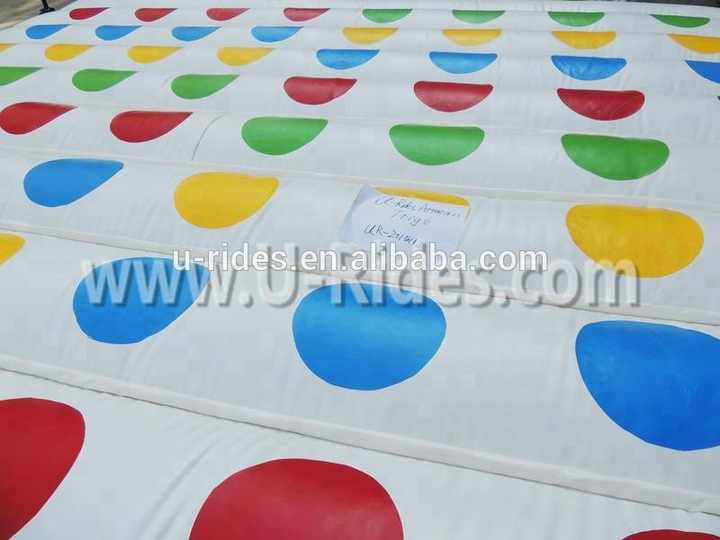 Large Size PVC Inflatable Twister Game for Outdoor Garden Commercial ...