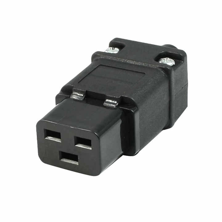 IEC 320 C19 C20 Male Female Plug Power Cable Extension Panel Power ...