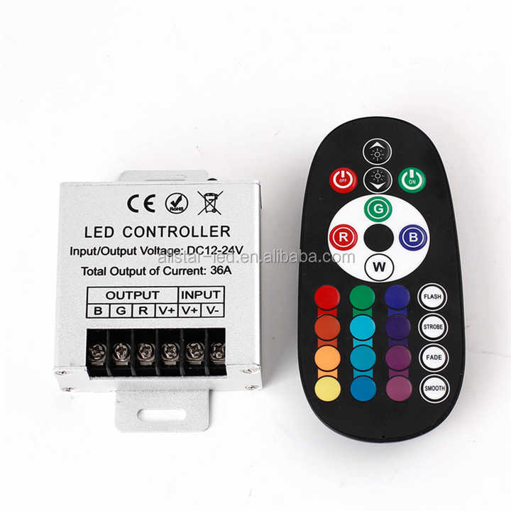 24 Keys Buttons DC 12-24V 36A Aluminum Wireless Controller