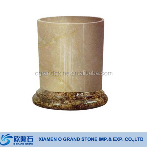 Decorative Round Square Granite Marble Stone Greek Columns