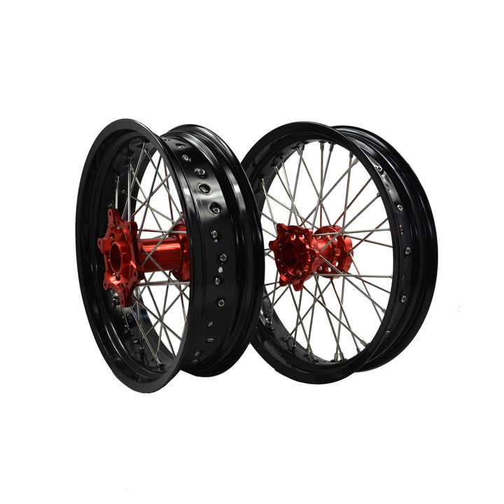 17 Inch Racing CRF250L Supermoto Motorcycle CNC Alloy complete rims ...