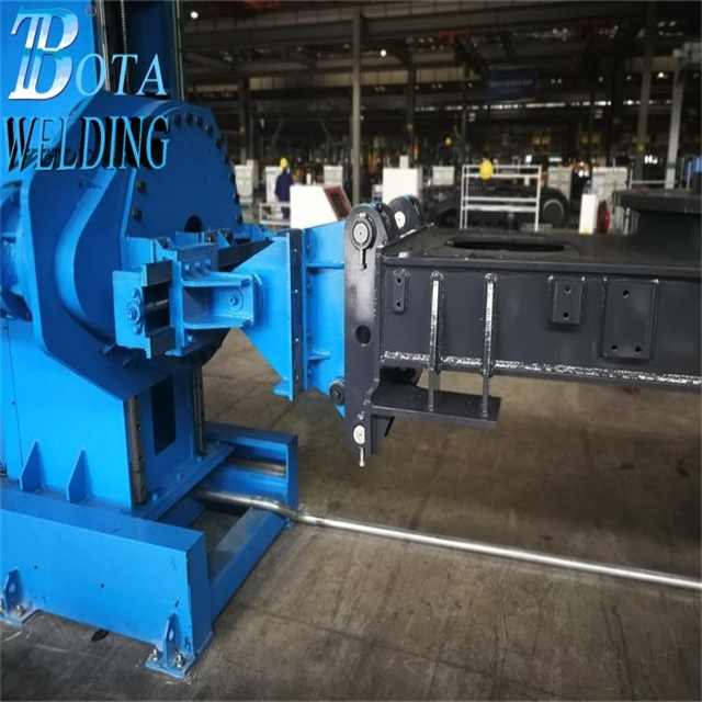 Double column welding positioner auto precision lifting PLC control ...