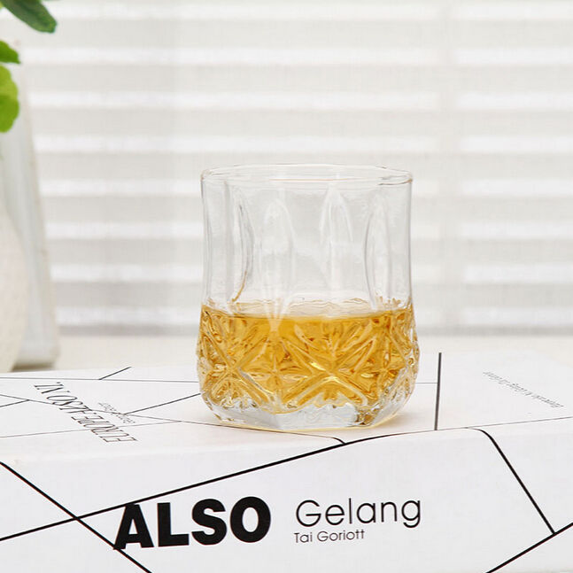 diamond whiskey glass